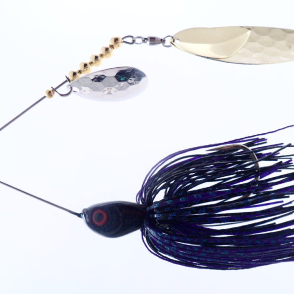 BHO 2.0 Thumpin Willow Spinnerbait in Black Blue Junebug | Megachomp ...