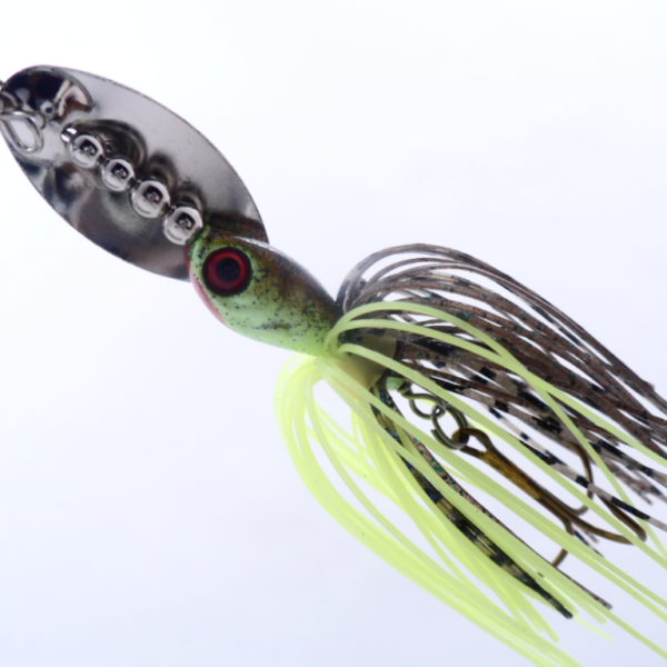 In-line Spinner, Chartreuse Shad | Megachomp Lure Company